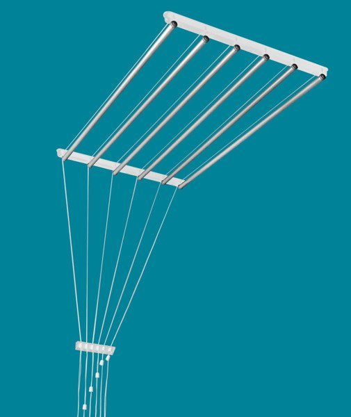 Suszarka sufitowa 6 prętowa aluminium ø16 mm 80 - 200 cm | Suszarki ...